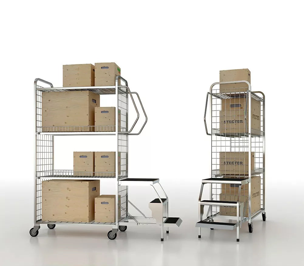 Carro picking doble plataforma – Experto Bodega